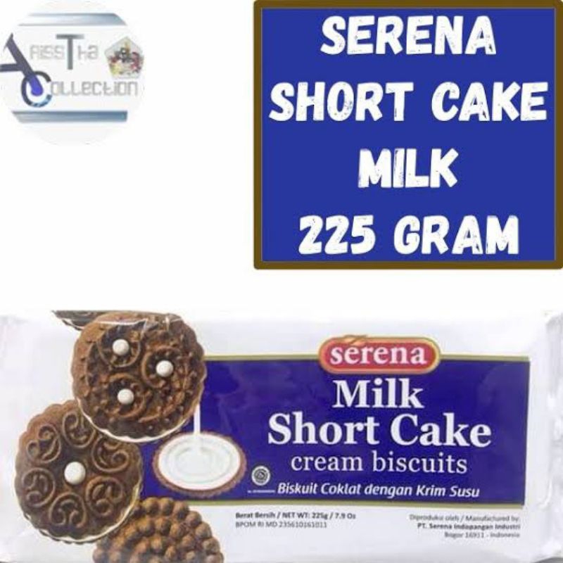 Jual Serena Biscuits Choco milk Shortcake 225gr Biskuit Coklat Susu ...
