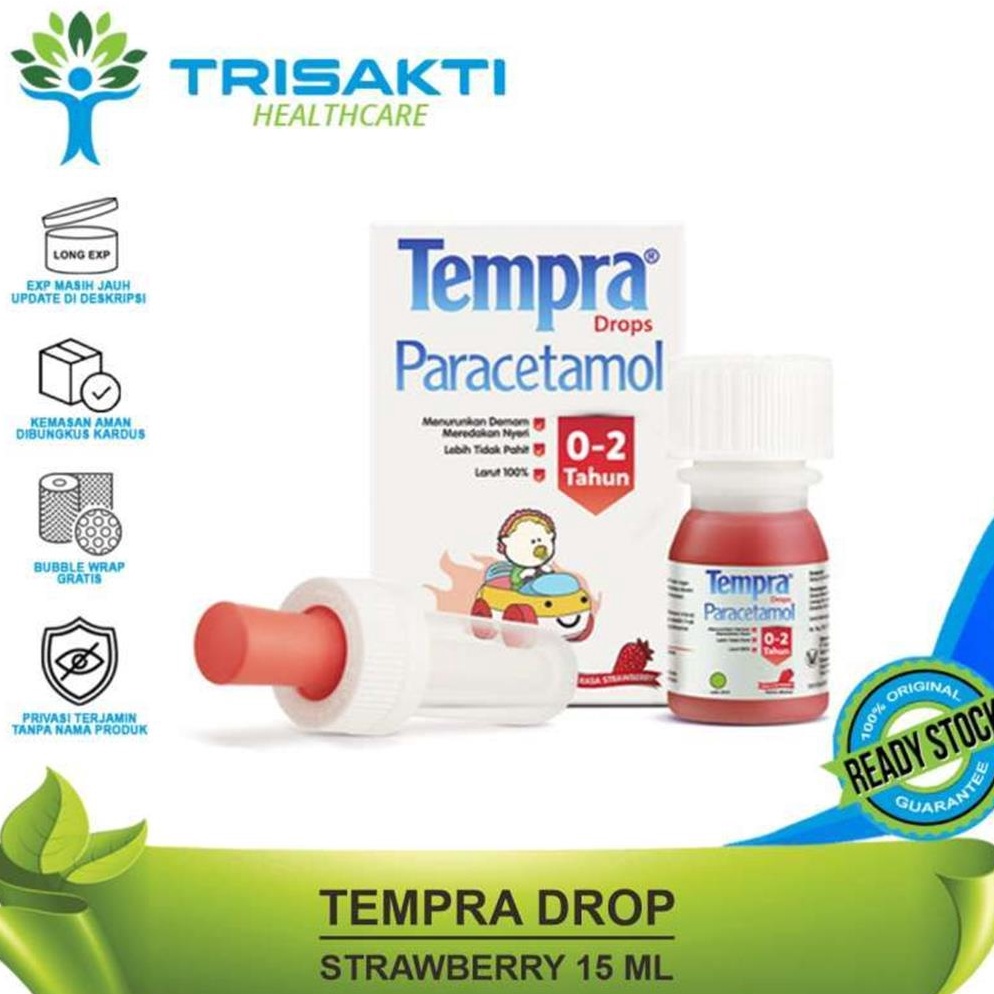 Jual Harga Bersahabat TEMPRA DROP 15 ML PARACETAMOL MEREDAKAN PANAS ...