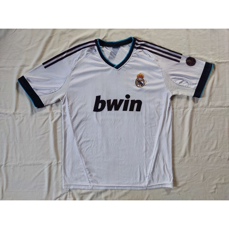 Jual JERSEY BOLA REAL MADRID HOME 2012/2013 BWIN BY MULTISPORT | Shopee ...
