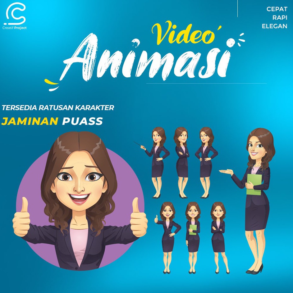 Jual Animasi Presentasi Explainer Kartun 2D Aktualisasi dan Habituasi Latsar Latihan Dasar CPNS ...