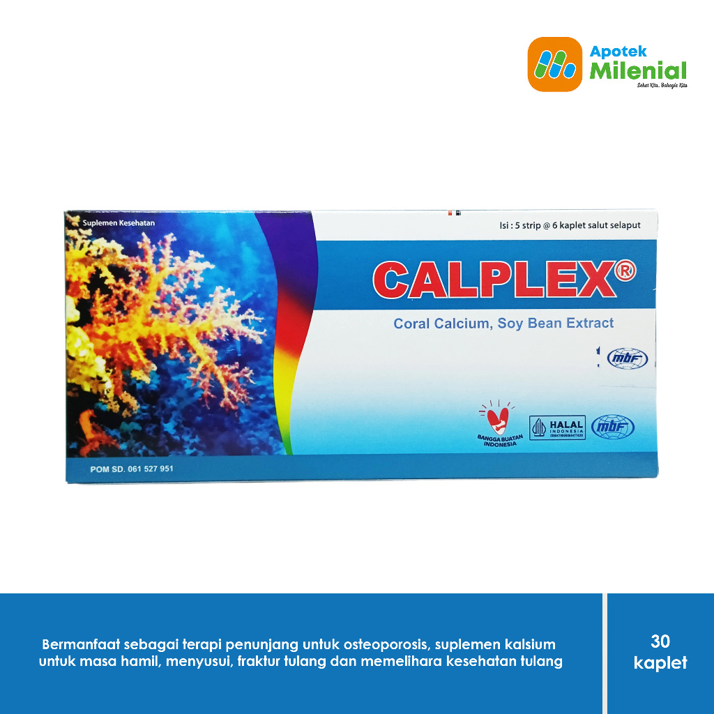 Jual Calplex Box Isi 30 Kaplet / Memelihara Kesehatan Tulang | Shopee ...
