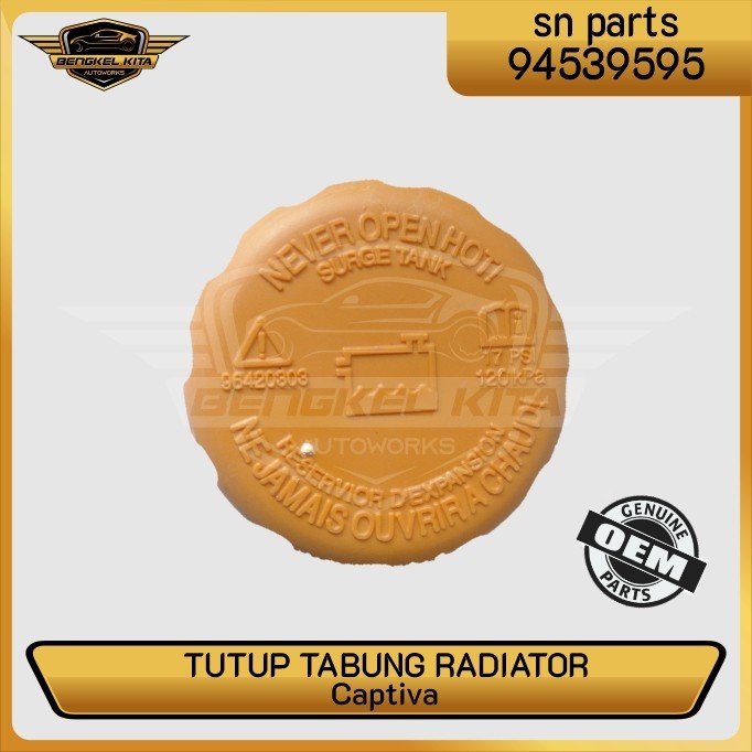 Jual Tutup Tabung Radiator Reservoir Chevrolet Aveo Lama Optra OEM ...