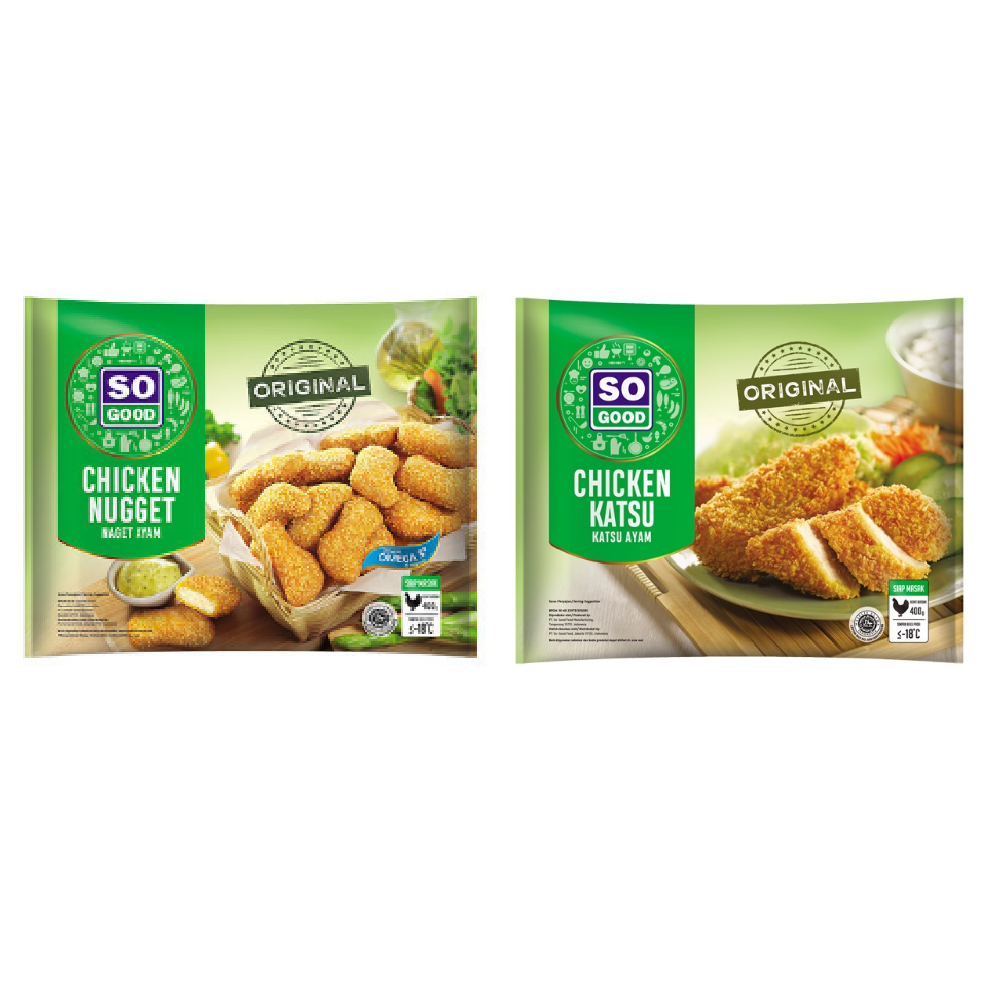 Jual SOGOOD CHICKEN KATSU//CHICKEN NUGGET 400gr | Shopee Indonesia