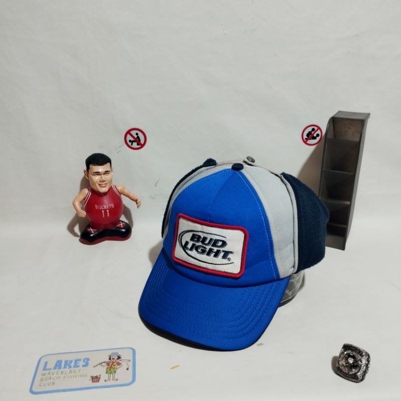 Jual Ear Flap Cap Bud Light Logo Blue Shopee Indonesia