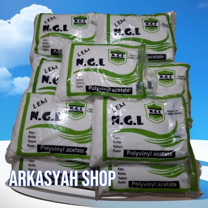 Jual LEM PUTIH NGL 700 GRAM 9 PCS (LEM PLAMIR LEM DEMPUL LEM PUTIH LEM ...