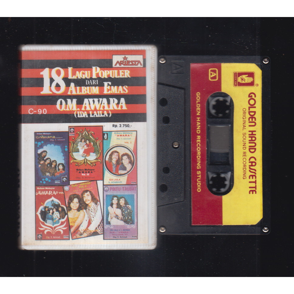 Jual KASET 18 LAGU POPULER DARI ALBUM EMAS OM AWARA IDA LAILA | Shopee ...