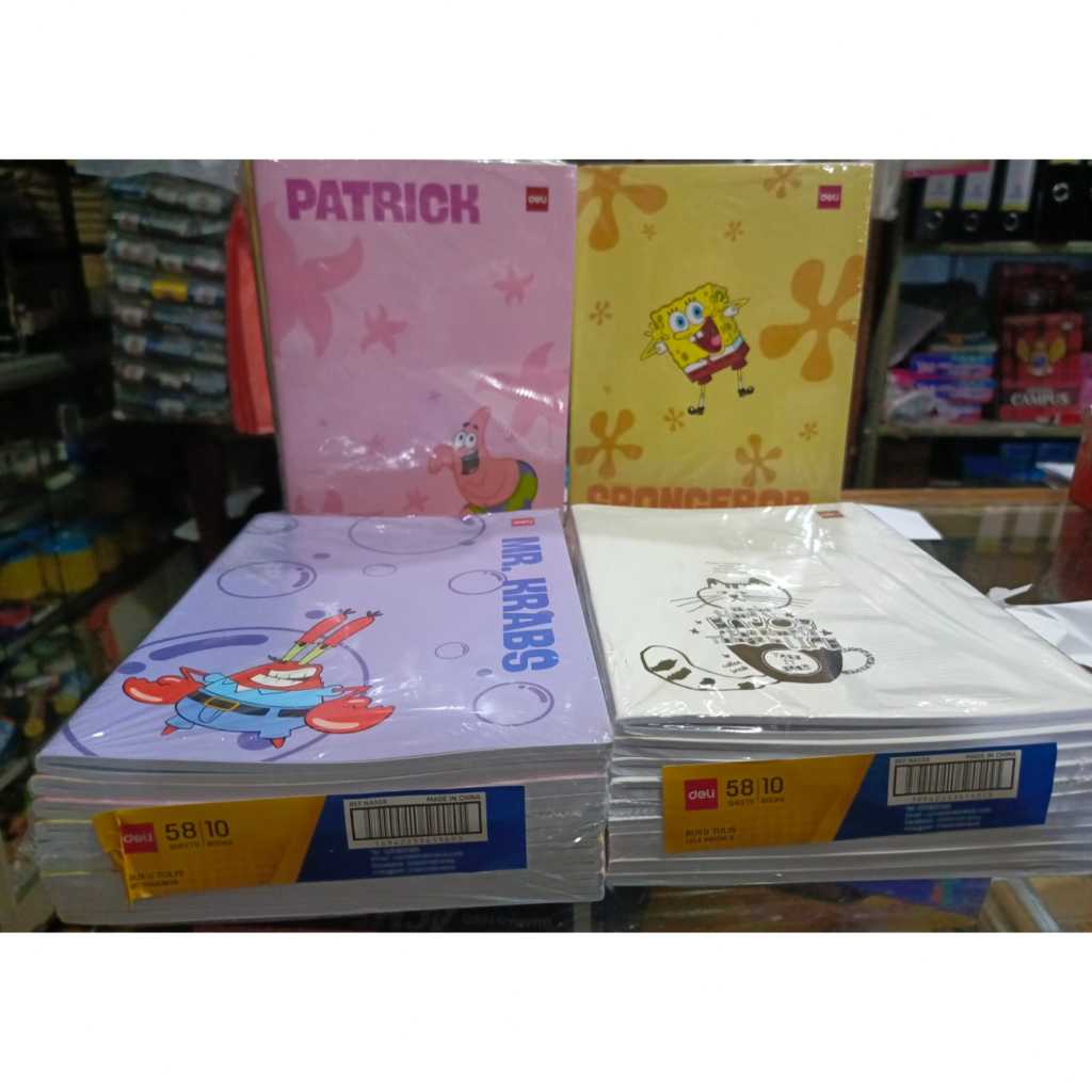 Jual BUKU TULIS MERK DELI 58LBR ( 1 PACK 10BH ) | Shopee Indonesia