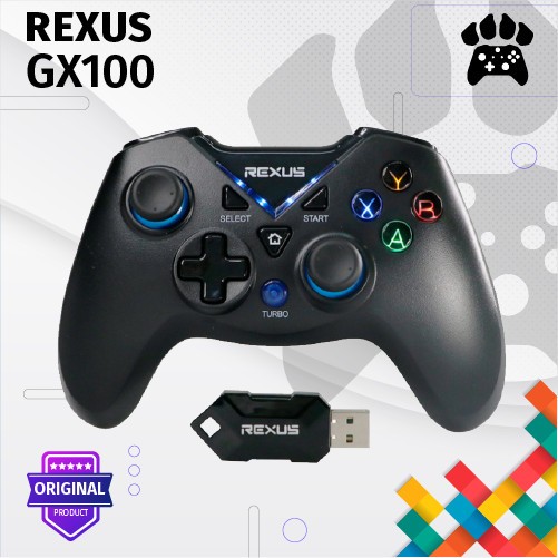 Jual Rexus GX100 Gamepad Wireless Dongle Garansi Resmi | Shopee Indonesia