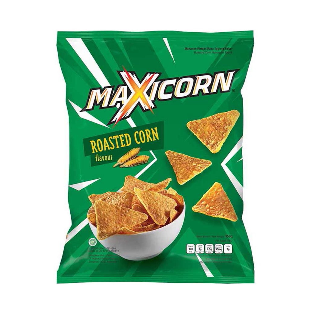 Jual SNACK MAXICORN ROASTED CORN FLAVOUR 10 PCS (20GR) | Shopee Indonesia