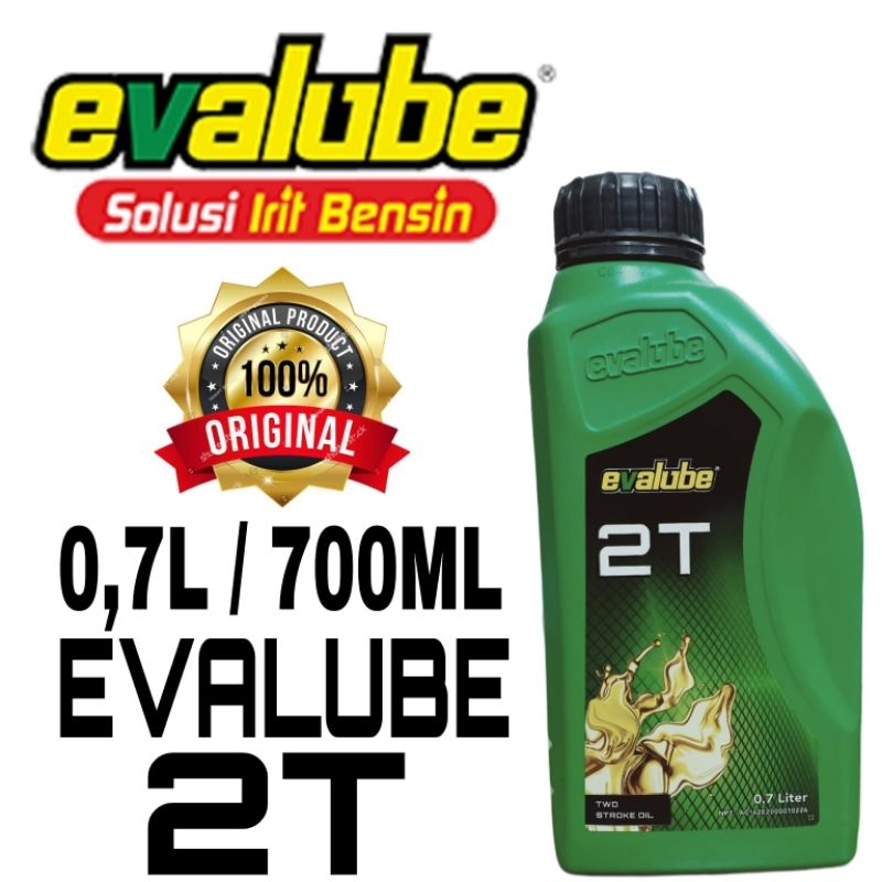 Jual OLI SAMPING EVALUBE 2T 700 ML ( 0.7 LITER ) ORIGINAL UNTUK MOTOR 2 TAK | Shopee Indonesia