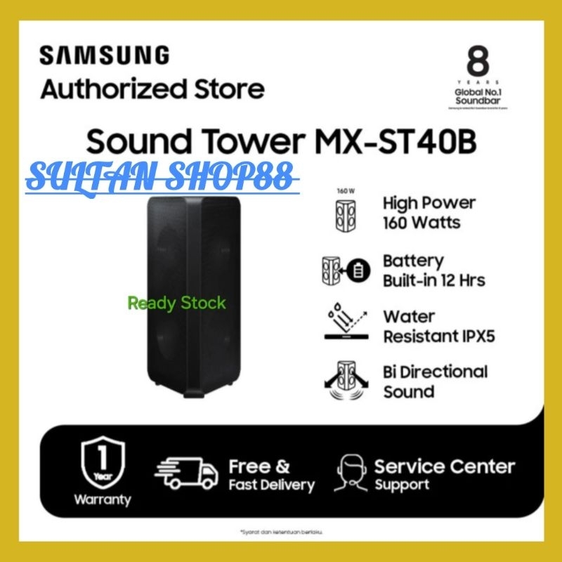 Jual SAMSUNG PARTY MX-ST40B SOUND TOWER PORTABLE I SAMSUNG SPEAKER ...
