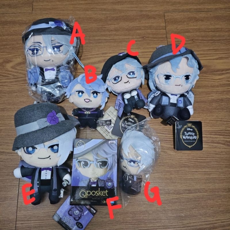 Jual nuigurumi plush twisted wondeeland azul octavinelle figure &you ...