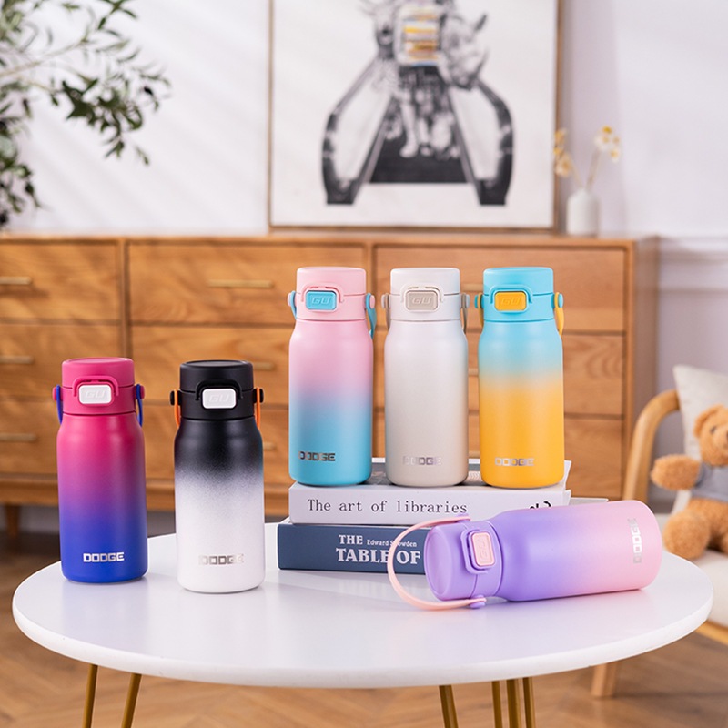 Jual DODGE Tumbler Vacum Termos 450ml & 580ml Handle Portable warna Gradasi | Shopee Indonesia