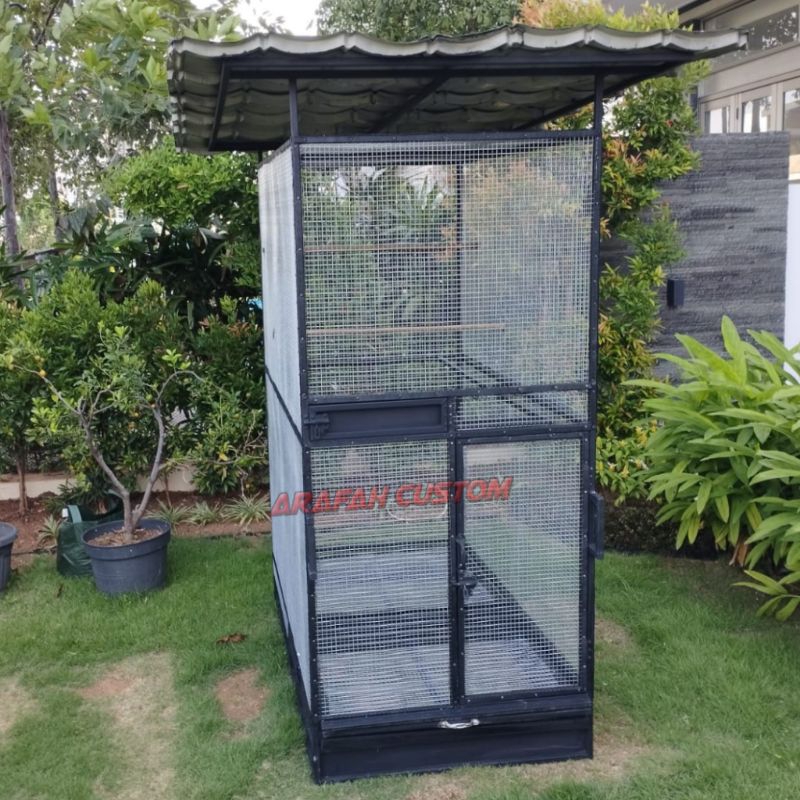 Jual Sangkar Kandang Burung Aviary Besi Besar Kakatua Parrot Hantu ...