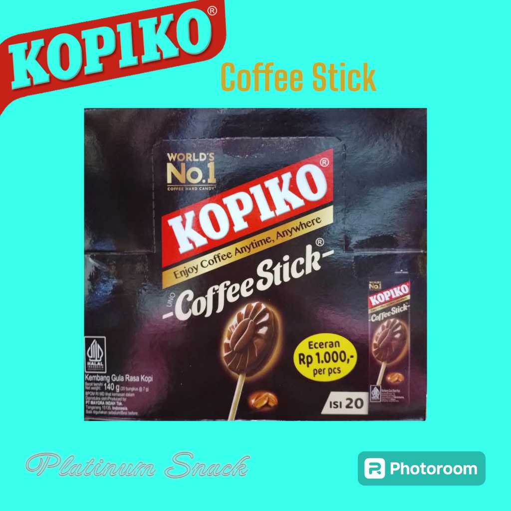 Jual Coffee Stick Kopiko | Isi 20 Pcs | Mayora | Shopee Indonesia