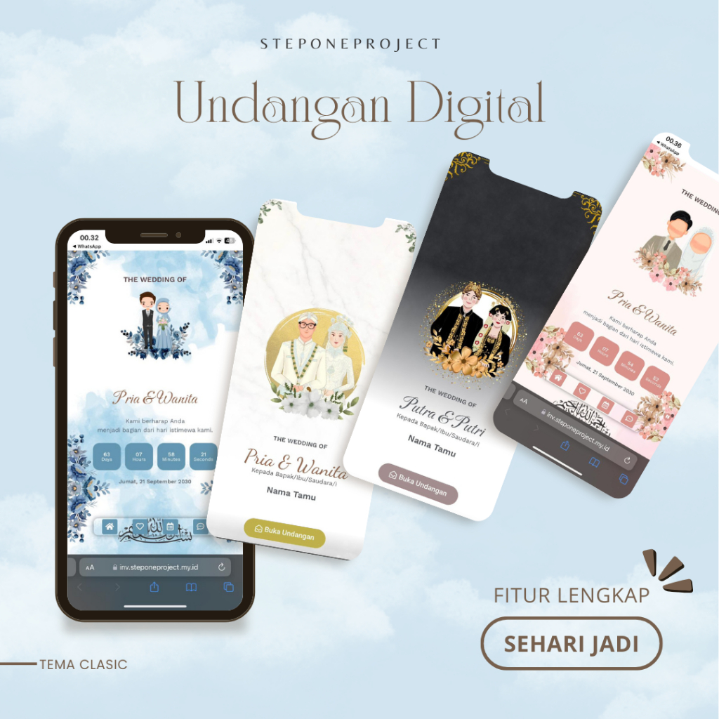 Jual Undangan Digital/Web/Link dan Video Custom Bisa dengan FOTO ...