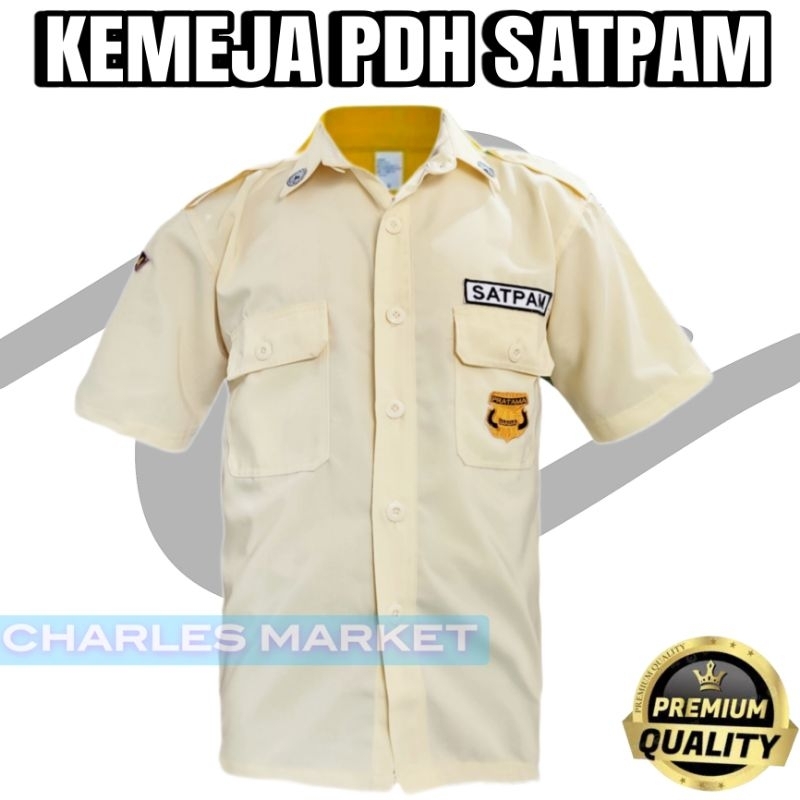 Jual SERAGAM SATPAM LENGAN PENDEK - SETELAN PDH SATPAM - SETELAN SATPAM TERBARU | Shopee Indonesia