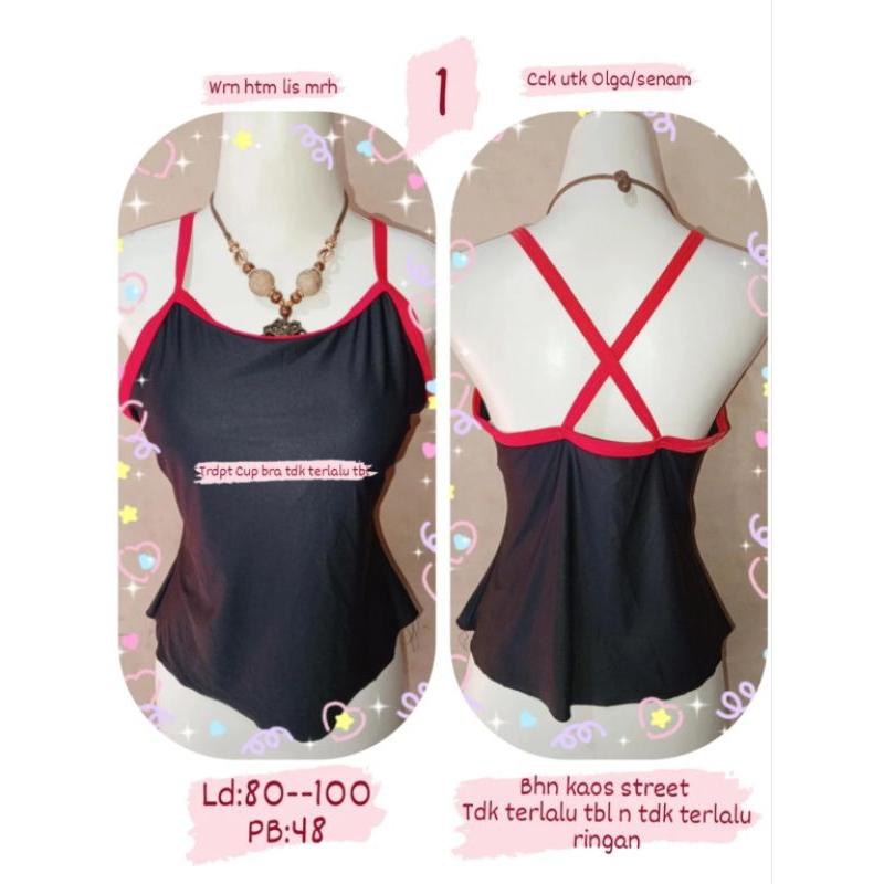 Jual TENKTOP/tenktop wanita murah/baju Olga/baju senam/baju lengan ... Jual TENKTOP/tenktop wanita murah/baju Olga/baju senam/baju lengan ...
