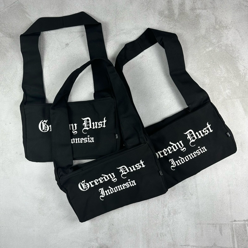 Jual SLINGBAG GREEDY DUST BLACK | Shopee Indonesia