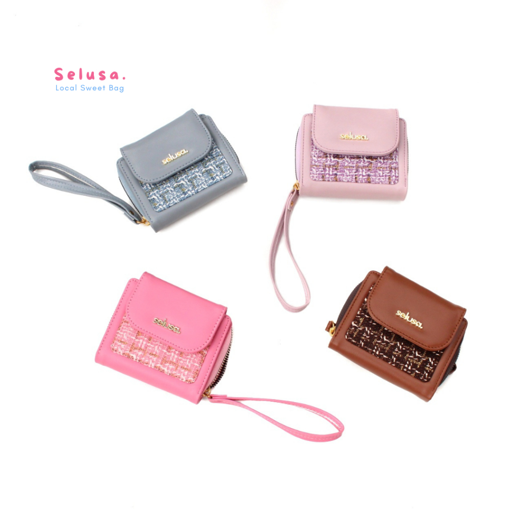 Jual SELUSA MINETTE Hand Wallet (Free Exclusive Hard Box) | Dompet ...