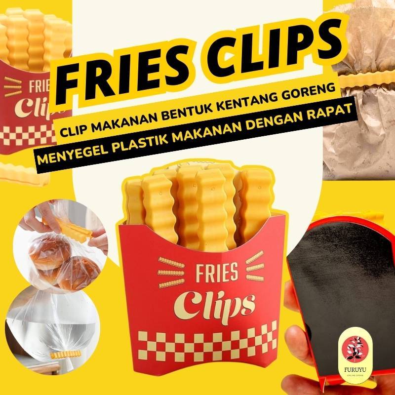 Jual Alat Segel Penyegel Plastik Kantong Makanan Fries Clip Clips ...