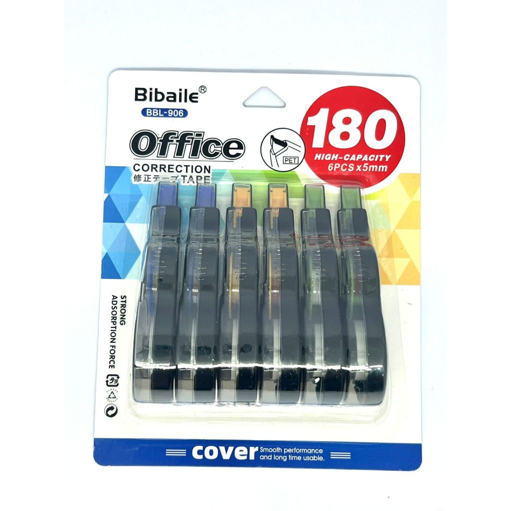 Jual CORRECTION TAPE / STIPO KERTAS ISI 6 BIBAILE BBL-906 | Shopee ...
