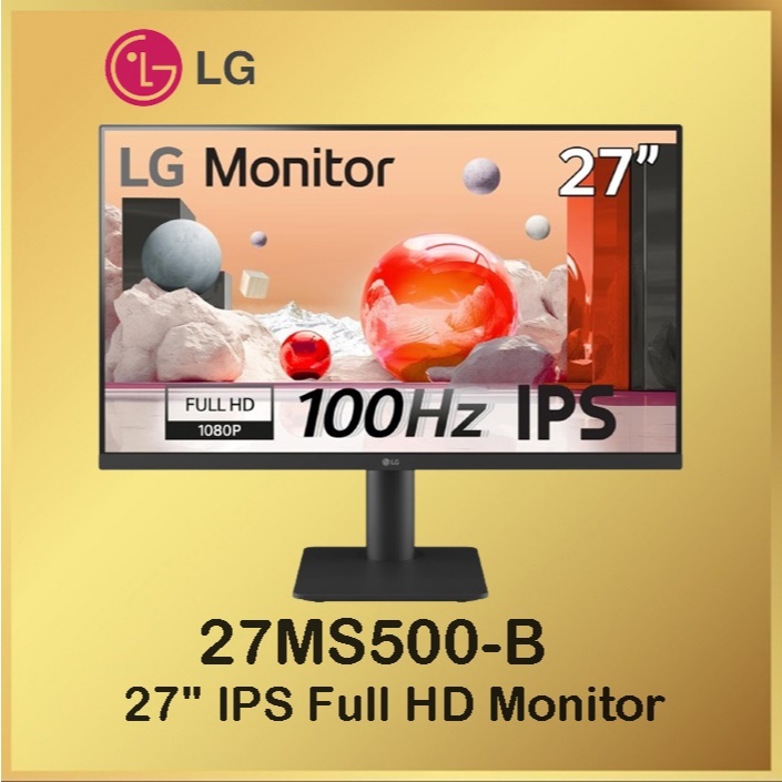 Jual Monitor LG 27MS500-B IPS IPS Full HD 100Hz LG 27MS500-B | Shopee ...