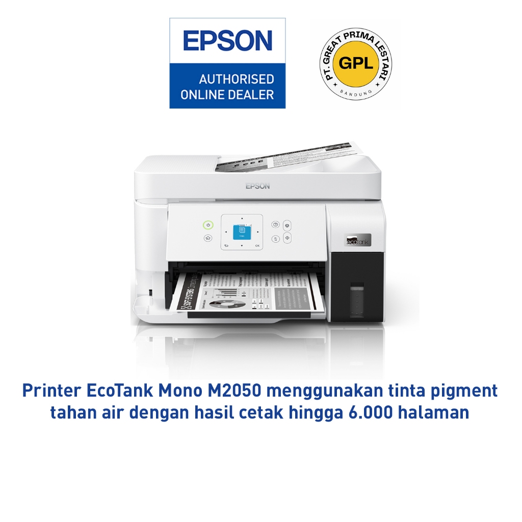 Jual Printer Epson M2050 M 2050 M-2050 EcoTank Monochrome Print Scan ...