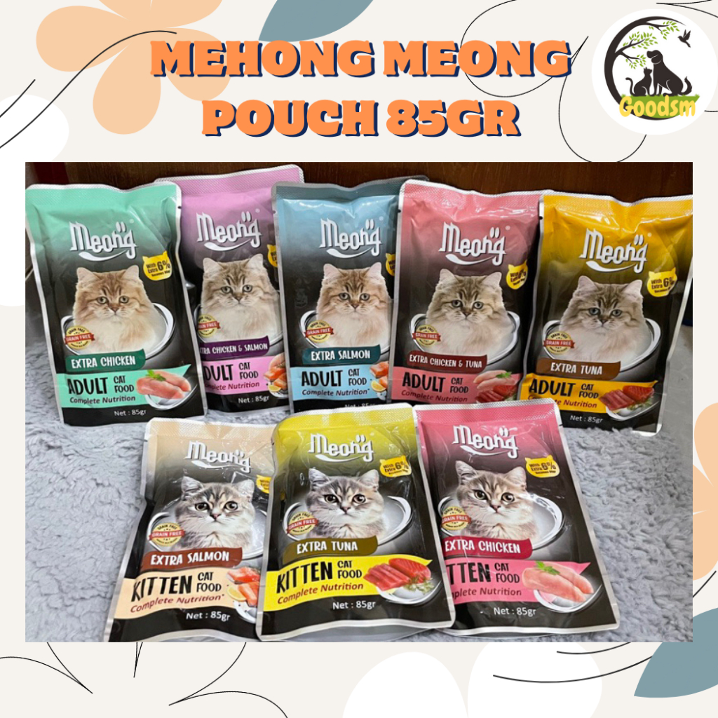 Jual MEONG cat wet food pouch 85gr makanan kucing | Shopee Indonesia