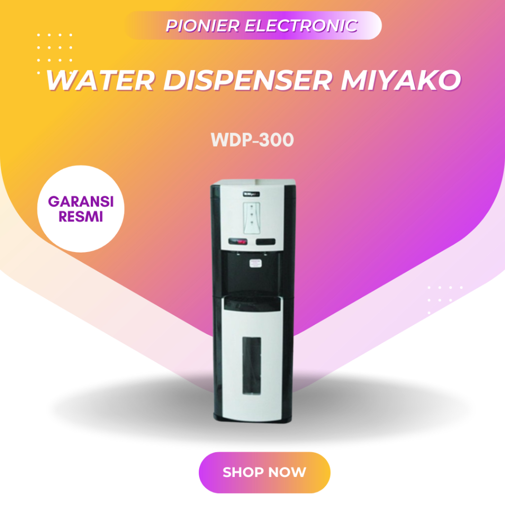 Jual WATER DISPENSER MIYAKO WDP300 / DISPENSER GALON BAWAH GARANSI ...