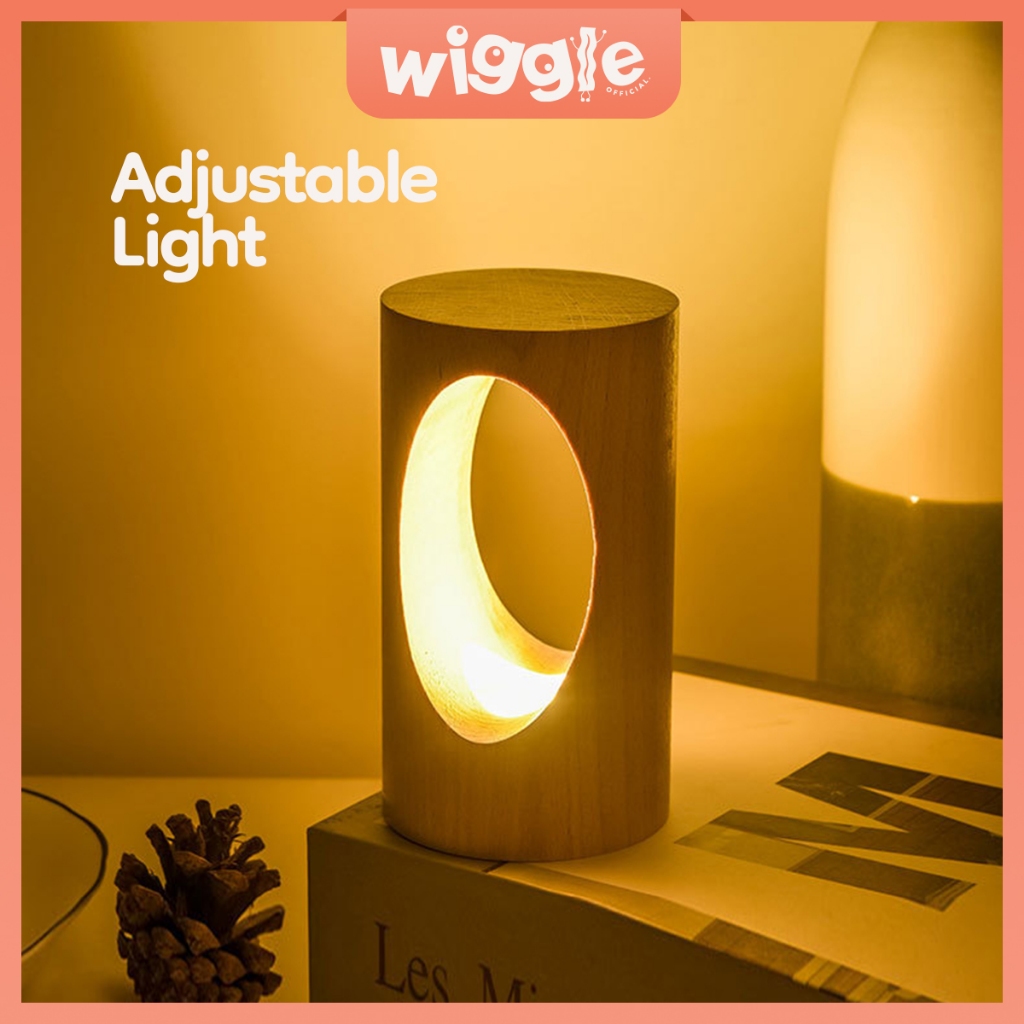Jual Wiggle Wooden Desk Lamp Lampu Meja Kayu Unik LED Hiasan Ruang Tamu ...