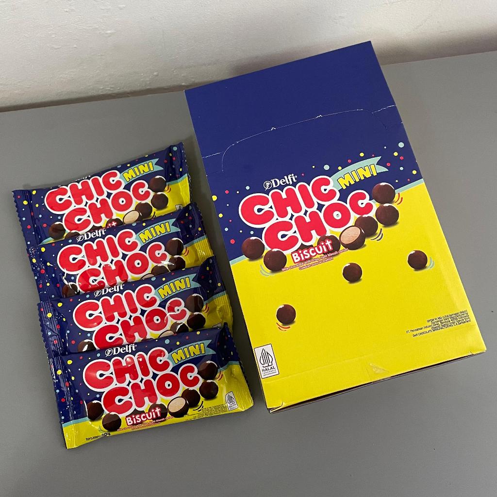 Jual DELFI CHIC CHOC MINI 20 GR ( BOX / 20 PC ) | Shopee Indonesia