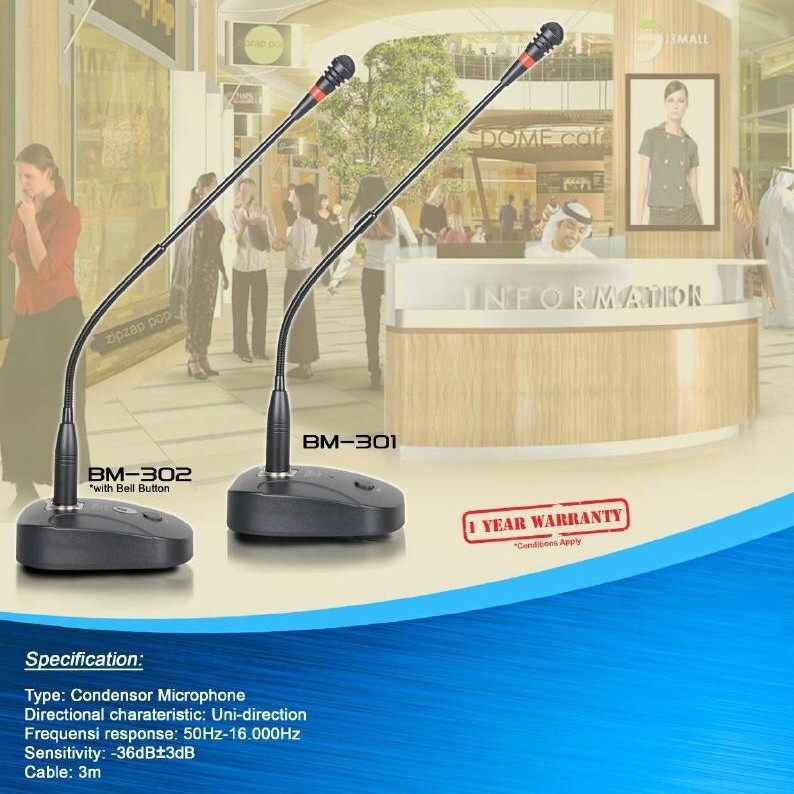 Jual Mik Condensor Pengumuman Podium Meeting Ceramah untuk Meja Mic ...