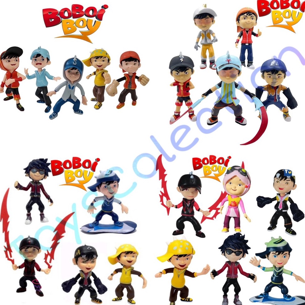 Jual KODE S1S ACTION FIGURE BOBOIBOY SET ISI 5 6 PCS MAINAN TOPPER ...