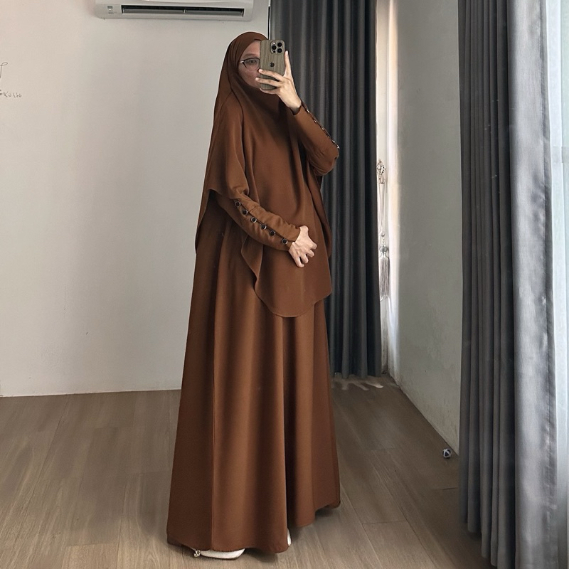 Jual JEMA ABAYA & FRENCH KHIMAR WOLFIS | hi.shafiyya hijab shafiyya ...