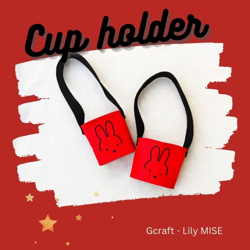 Jual cup holder - tas gelas - tas boba - boba holder - drink holder ...