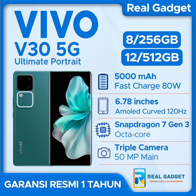 Jual Vivo V30 - V29 - V27 5G 8/256 - 12/512 Original Murah Garansi Resmi | Shopee Indonesia