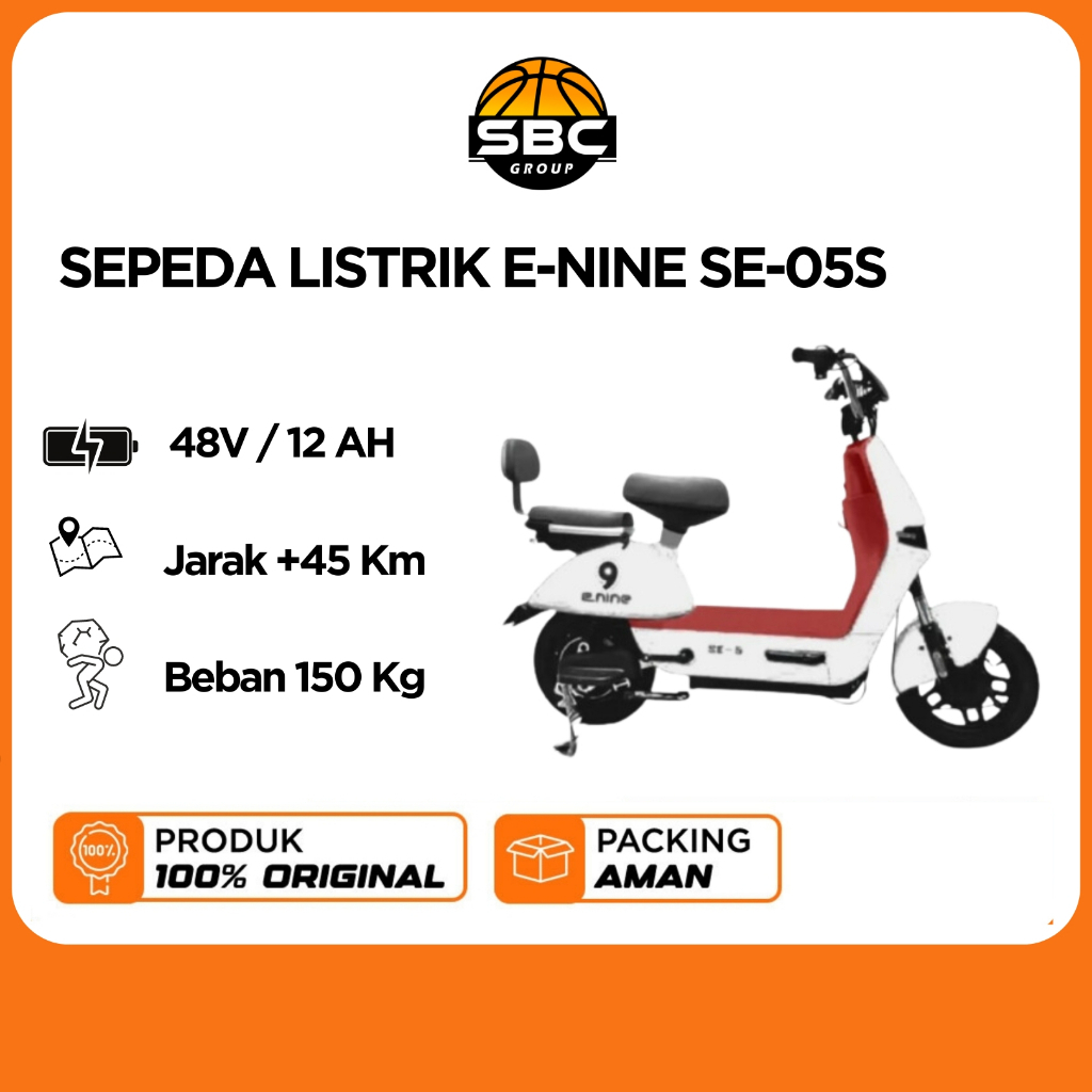 Jual SEPEDA LISTRIK E-NINE SE-05S | Shopee Indonesia