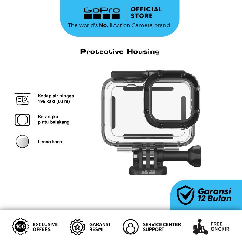 Jual GoPro Protective Housing Waterproof Case Waterdiving 60m | Shopee ...