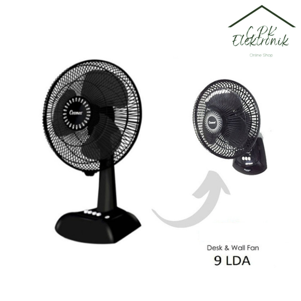 Jual Kipas Angin Meja/Desk Fan Cosmos 9 LDA TWINO 2in1 9 Inch | Shopee ...