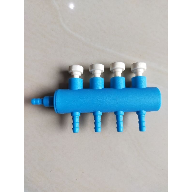 Jual Air Flow Divider Valve / Keran Kran Pembagi Udara 4 way 4 saluran ...