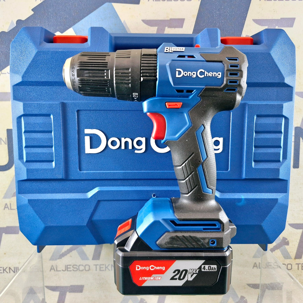 Jual DONGCHENG DCJZ2050i BOR TEMBOK BATERAI BRUSHLESS 13MM 20V FULL SET ...