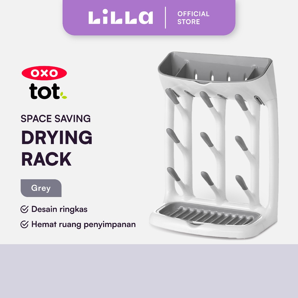 Jual OXO Tot - Space Saving Drying Rack - Grey | Shopee Indonesia