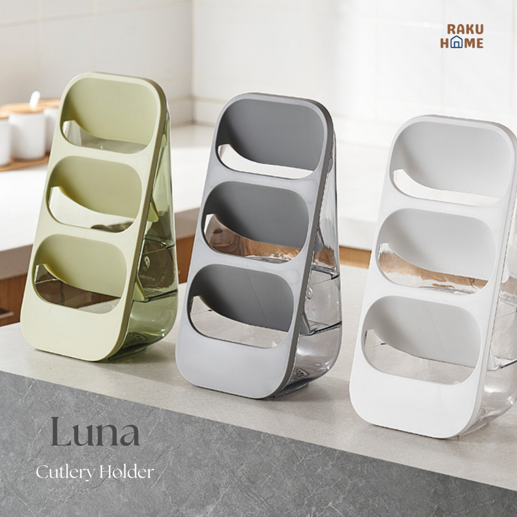 Jual LUNA Cutlery Holder Tempat Sendok Garpu Sumpit Pisau Estetik ...