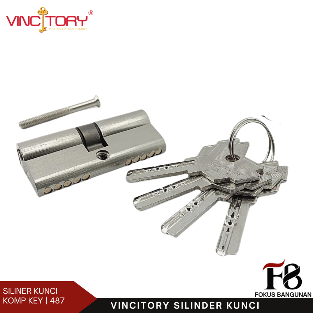 Jual Silinder Kunci Pintu Besar 60mm Jantung Kuningan Cylinder Kunci Komputer Key | Shopee Indonesia
