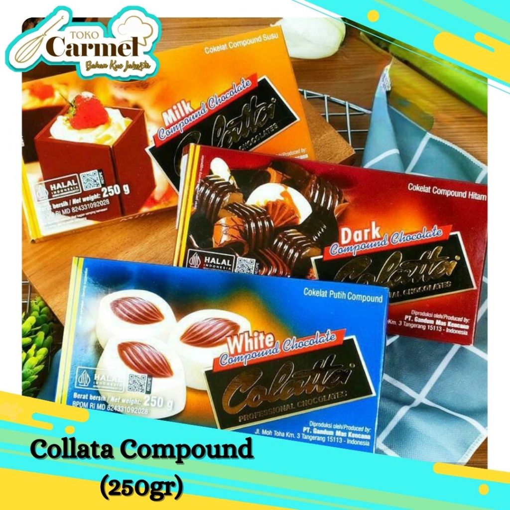 Jual Colatta Compound 250gr Coklat Milk White | Shopee Indonesia
