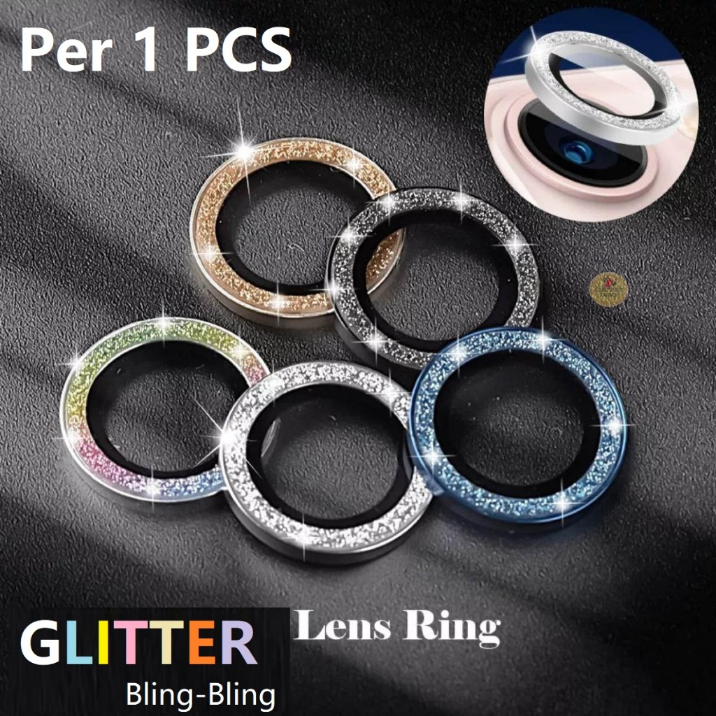 Jual "GLITER" Colour 1 Pcs / PC Ring Camera Protecth Lens Samsung A55 A35 A25 A16 A15 A14 A24 ...