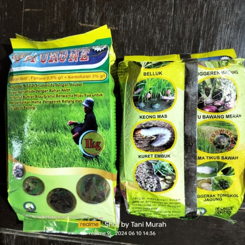Jual NIFURONE 3.5 GR Kemasan 1 KG Karbofuran dan Fipronil basmi Orong ...