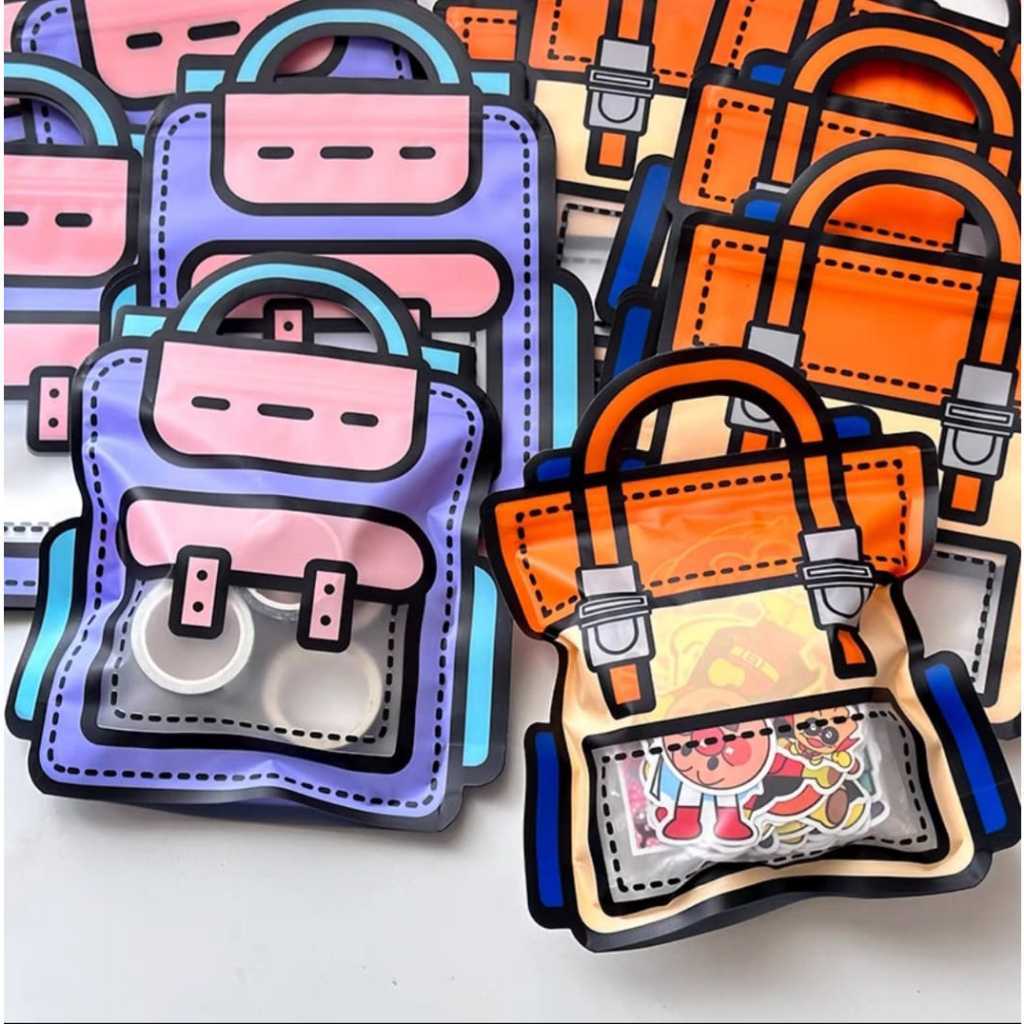 Jual 10pcs Plastik Snack, Goodie Bag Hadiah Ziplock Birthday Packaging ...