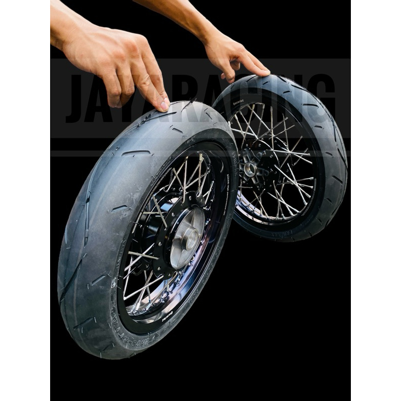Jual VELG SCARLET RING 14 BAN TUBLES VIXION XSR R15 SCORPIO RX KING ...